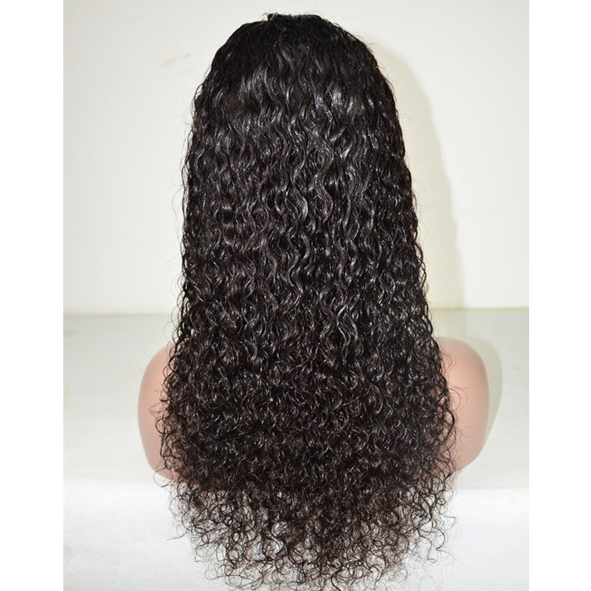 Peruvian Hair Curly Long Hair Full Lace Wig Natural Color – Lux Hair Shop