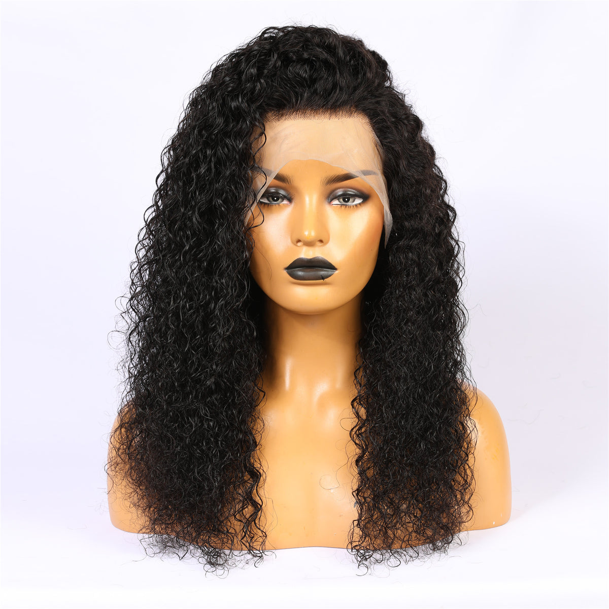 Peruvian Hair Curly Lace Front Wig Natural Color – Lux Hair Shop