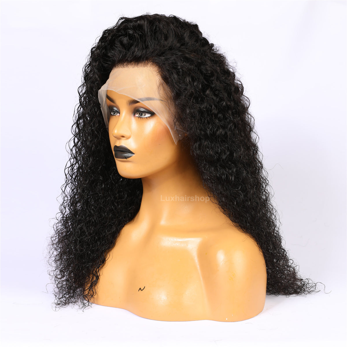 Peruvian Human Hair Curly Natural Color Full Lace Wig – Lux Hair Shop